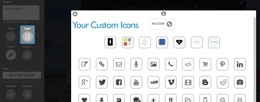 How to Add Custom Icons to 360 Photo Hotspots + Hotspot Library